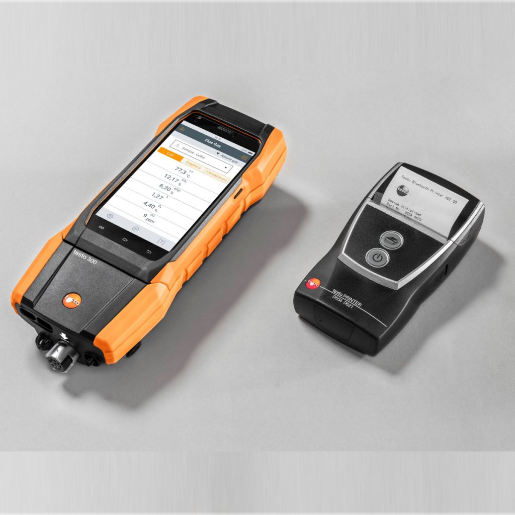 Testo 300 Longlife Kit 2 with Printer | Flue Gas Analyzer (O2, CO H2 ...