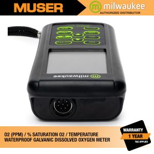 Milwaukee MW605 MAX Waterproof Galvanic Dissolved Oxygen Meter with ...