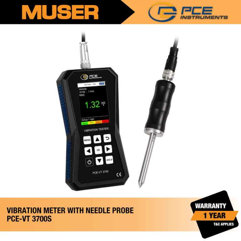 PCE Instruments PCE-VT 3700S Vibration Meter with Needle Probe